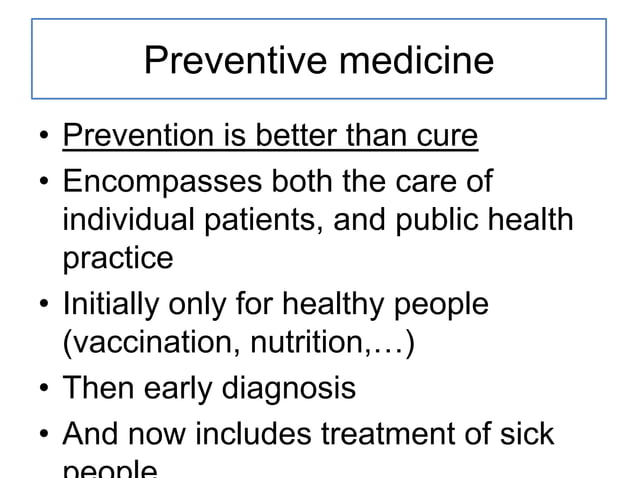 Public health and infectious disease | PPTX