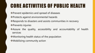 Public health and social work | PPTX