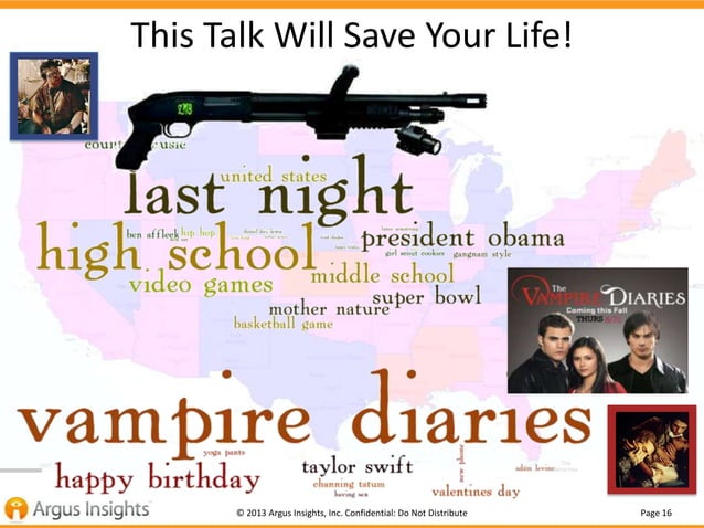 Public Health Case Study: Tracking Zombies and Vampires in Social | PPT