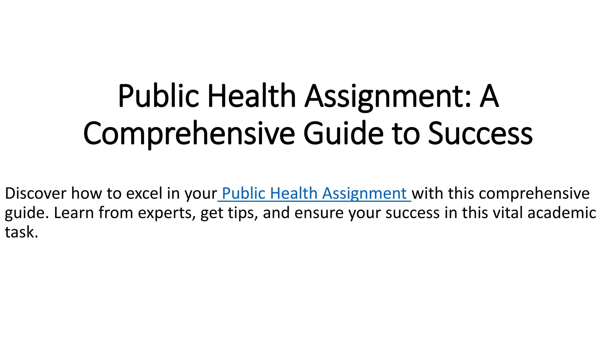 Public Health Assignment.pptx