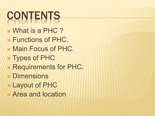 Public health center | PPTX