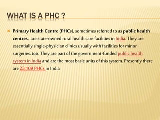 Public health center | PPTX