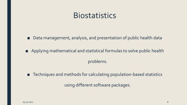Public health disciplines | PPTX