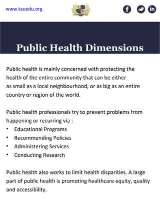 Public health certificate programs | PDF