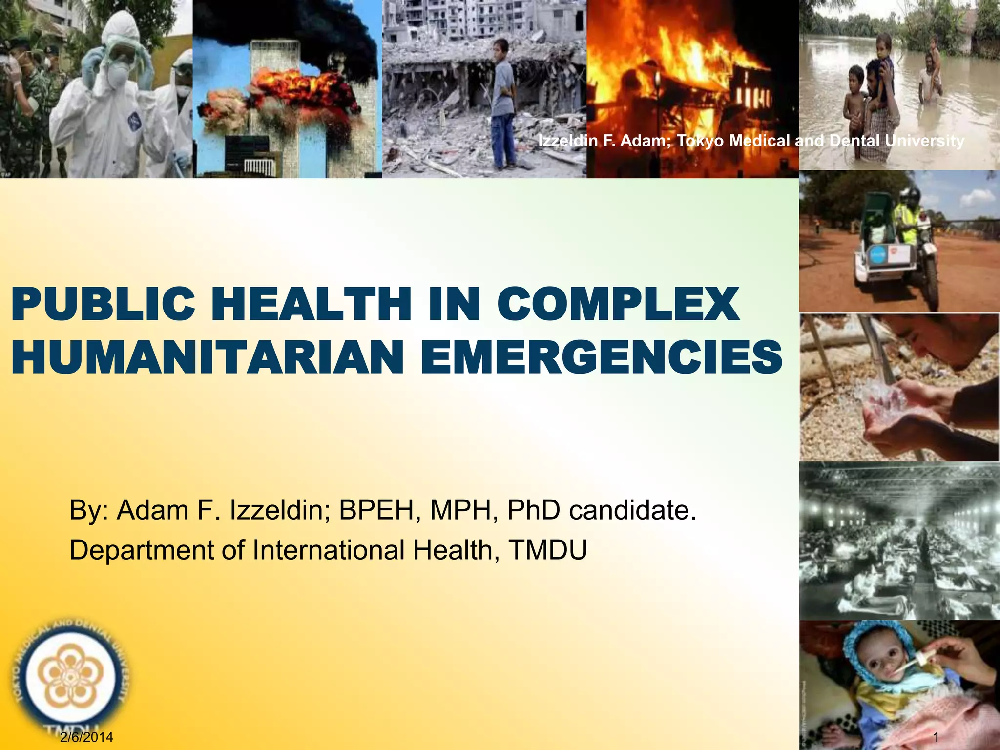 Public health emergencies | PPTX