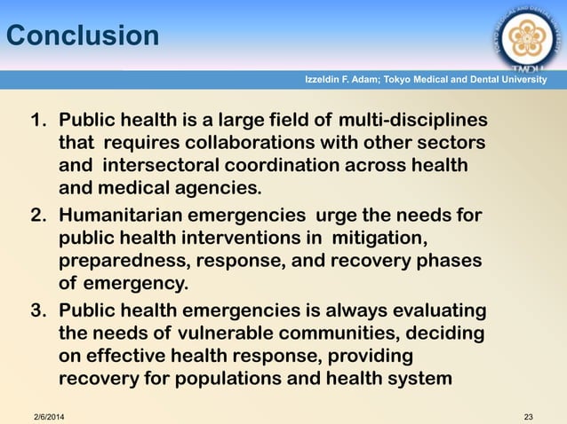 Public health emergencies | PPTX | Infectious Diseases | Diseases and ...