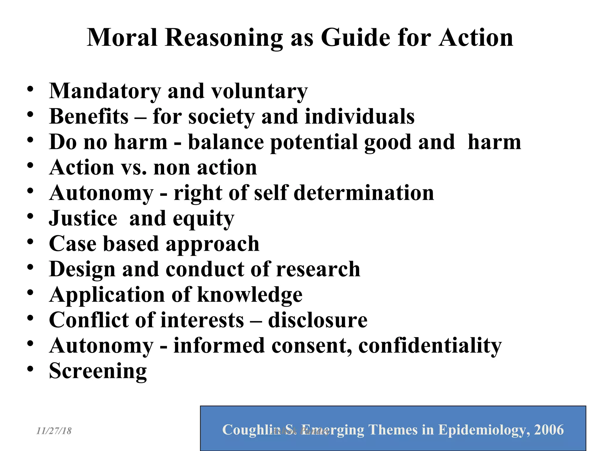 Public health ethics | PPT