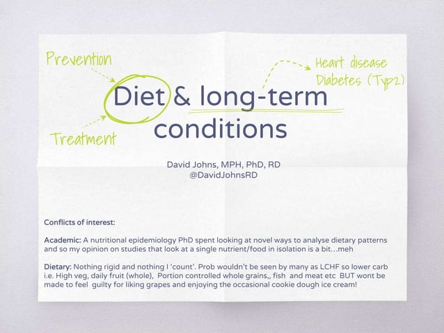 Diet & Long-term conditions (v.brief overview) | PPT