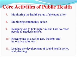 Introduction to Public health | PPT