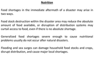 Public health in disaster | PPTX