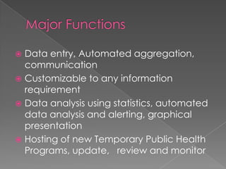 Public health information system (phis) slma | PPTX