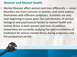 Public health issues of women | PPTX