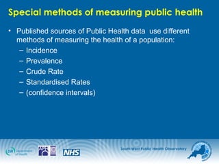Public Health Key Data Sources | PPT