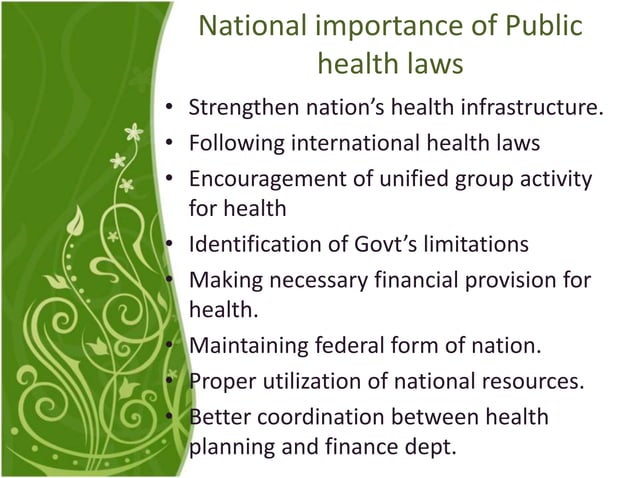 Public health laws | PPT