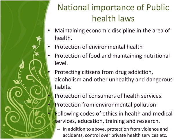 Public health laws | PPT