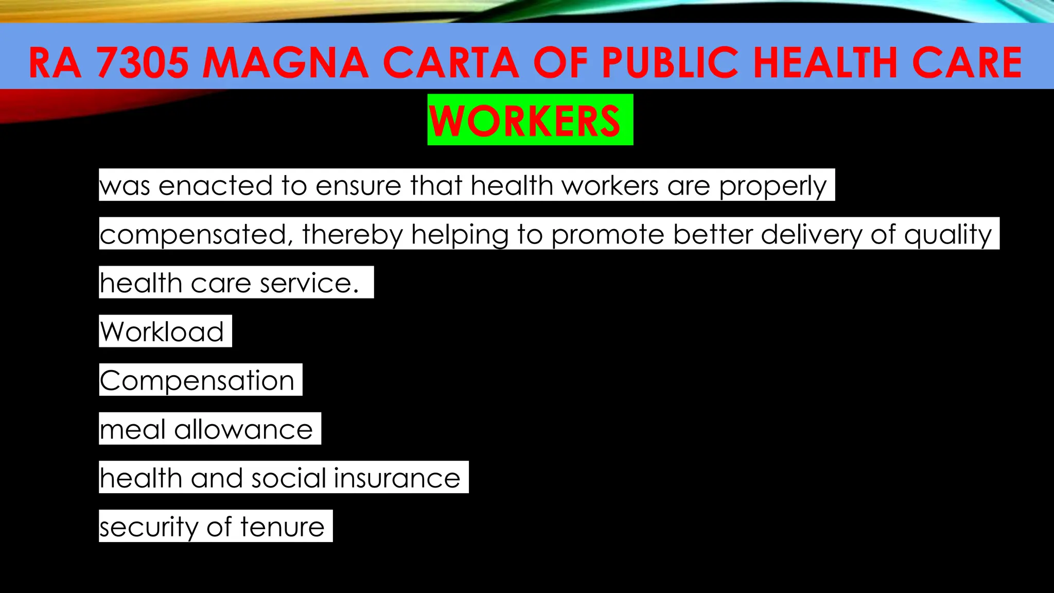 PUBLIC HEALTH LAWS IN THE PHILIPPINES.pptx