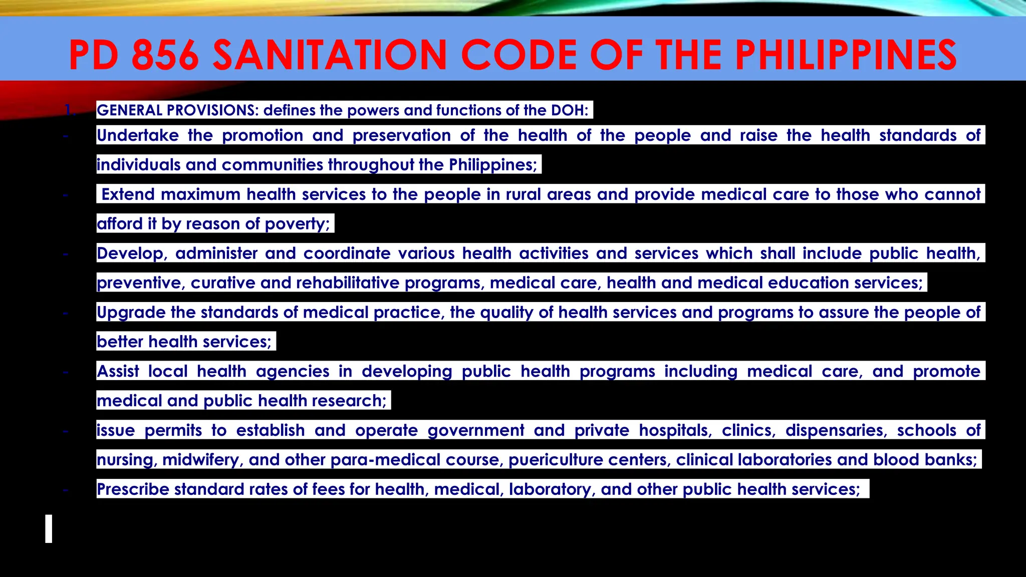PUBLIC HEALTH LAWS IN THE PHILIPPINES.pptx