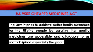 PUBLIC HEALTH LAWS IN THE PHILIPPINES.pptx
