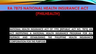PUBLIC HEALTH LAWS IN THE PHILIPPINES.pptx