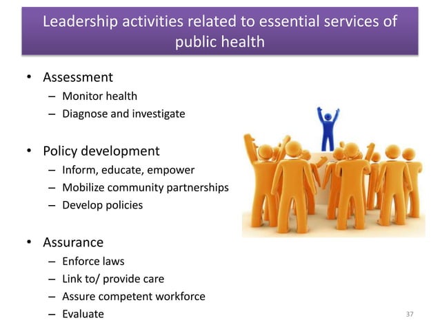 Public Health Leadership | PPTX | Executive Leadership & Management ...