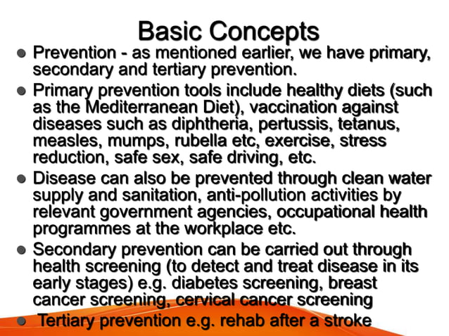 Public Health Lecture 1: Introduction to Public Health | PPT