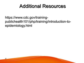 Public Health Lecture 2: Introduction to Epidemiology | PPT