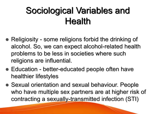 Public Health Lecture 4 Social Sciences and Public Health | PPT ...