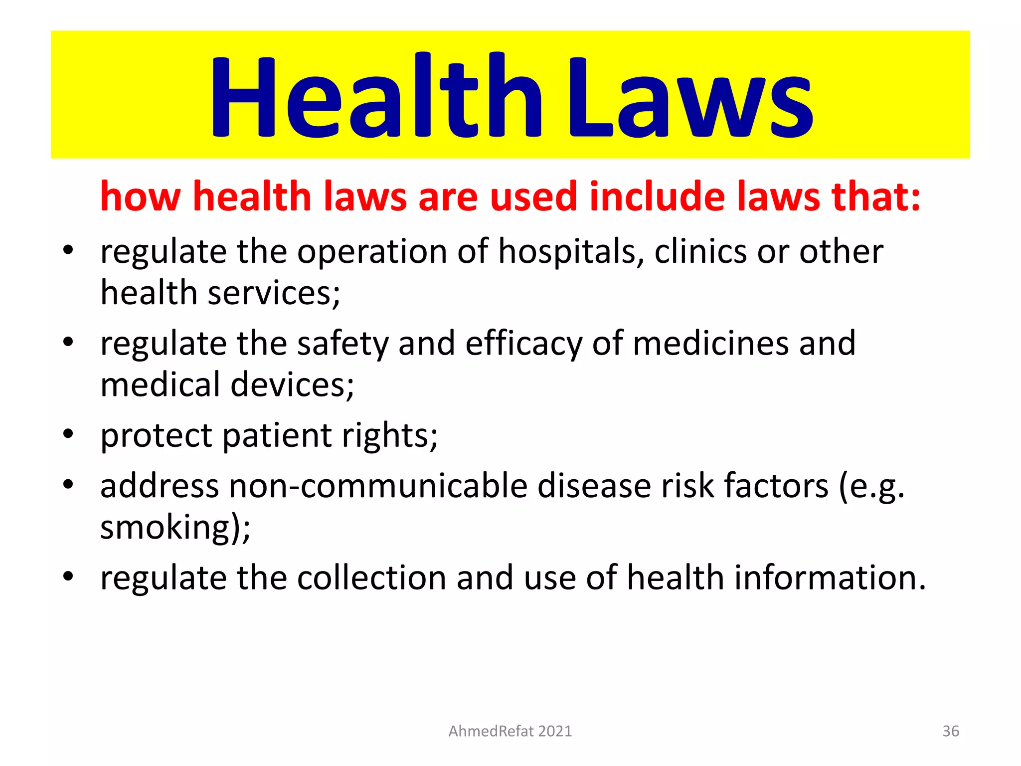 Public health legislations | PDF