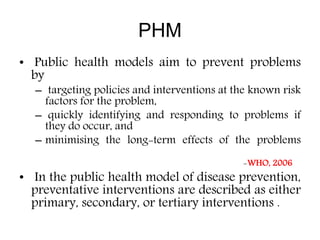 Public health model | PPTX