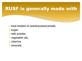 Ready to use supplementary food | PPT