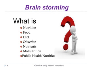 Public health nutrition, health care, medicine, geneal | PPT