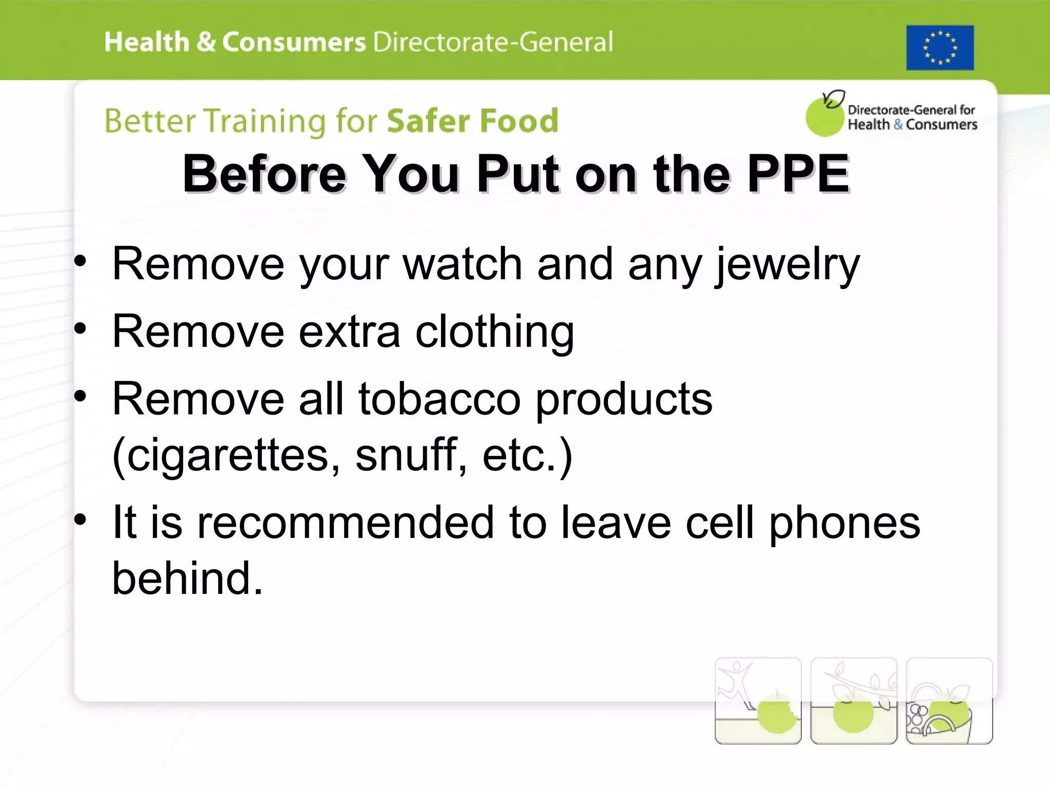 Public health, occupational safety and the use of PPE | PPT