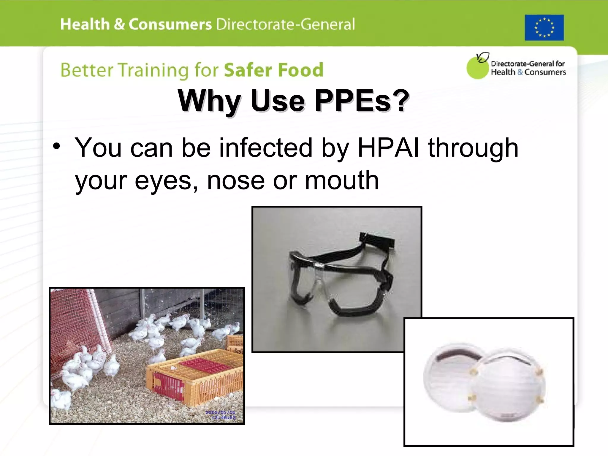Public health, occupational safety and the use of PPE | PPT