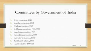 Public health planning in India | PPTX