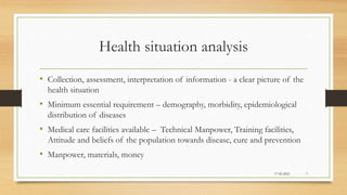 Public health planning in India | PPTX