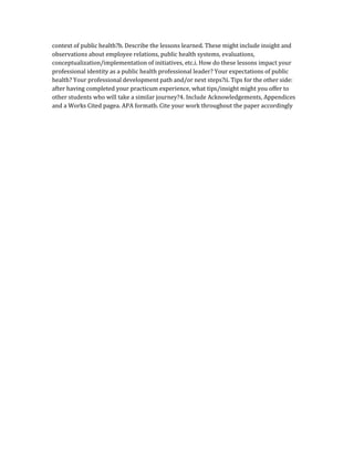 Public Health Practicum experience.docx