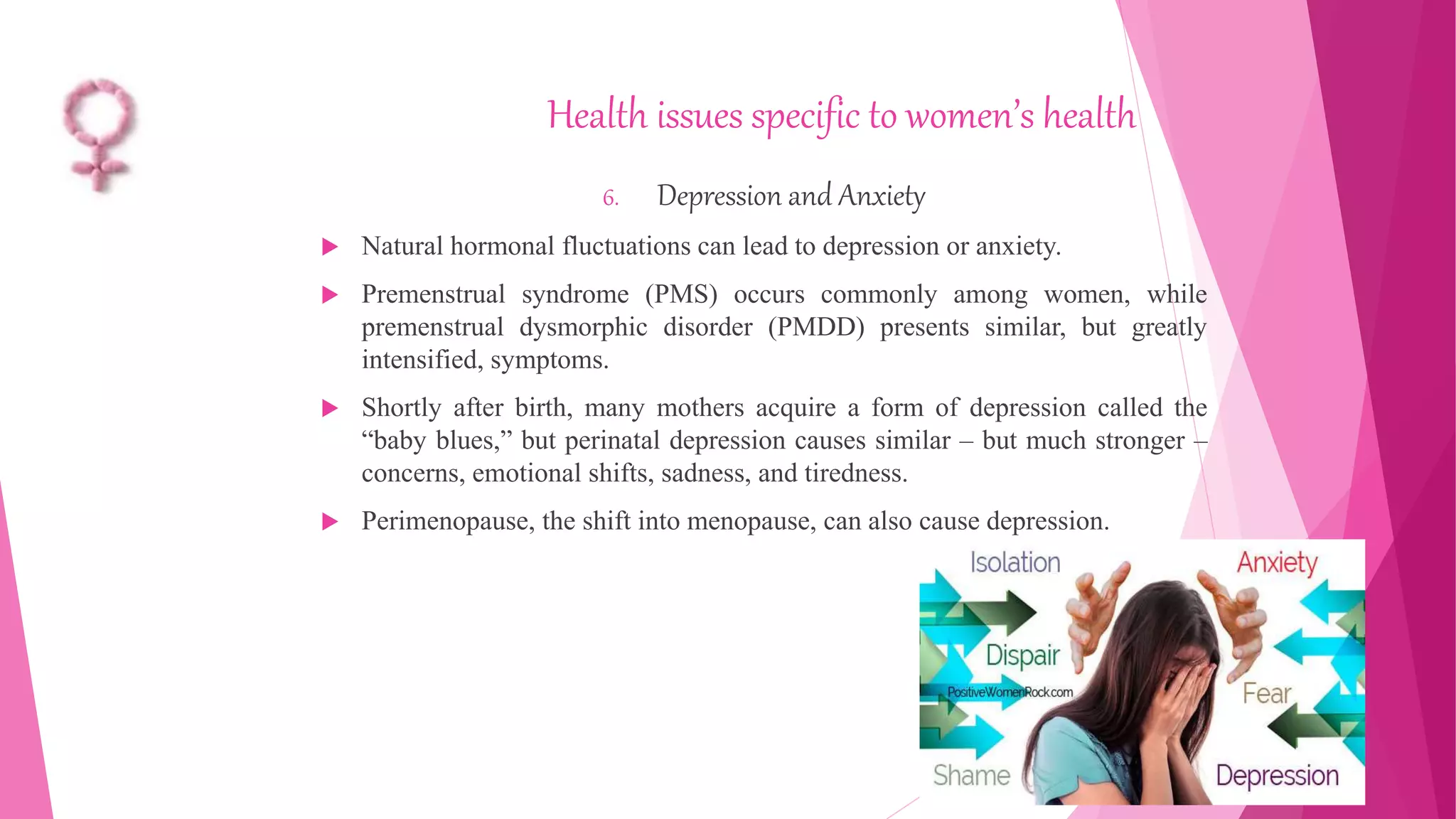 Health issues related to women and their environmental causes | PPTX