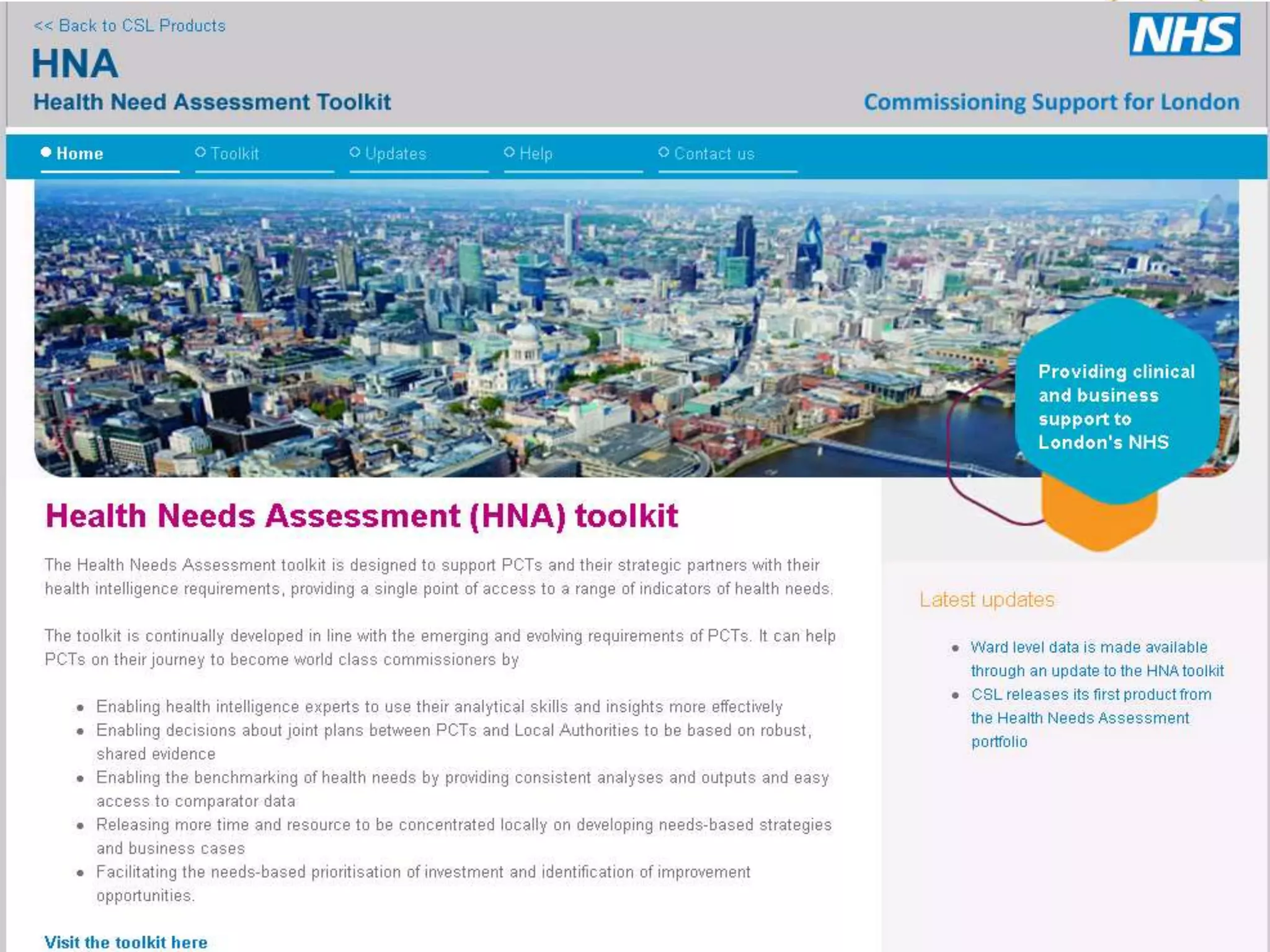 Commissioning support for London | PPT