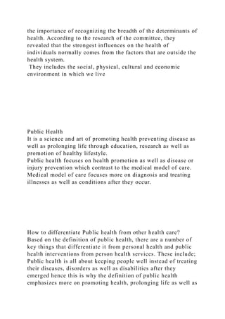 PUBLIC HEALTHPromoting Public health. Introducti.docx