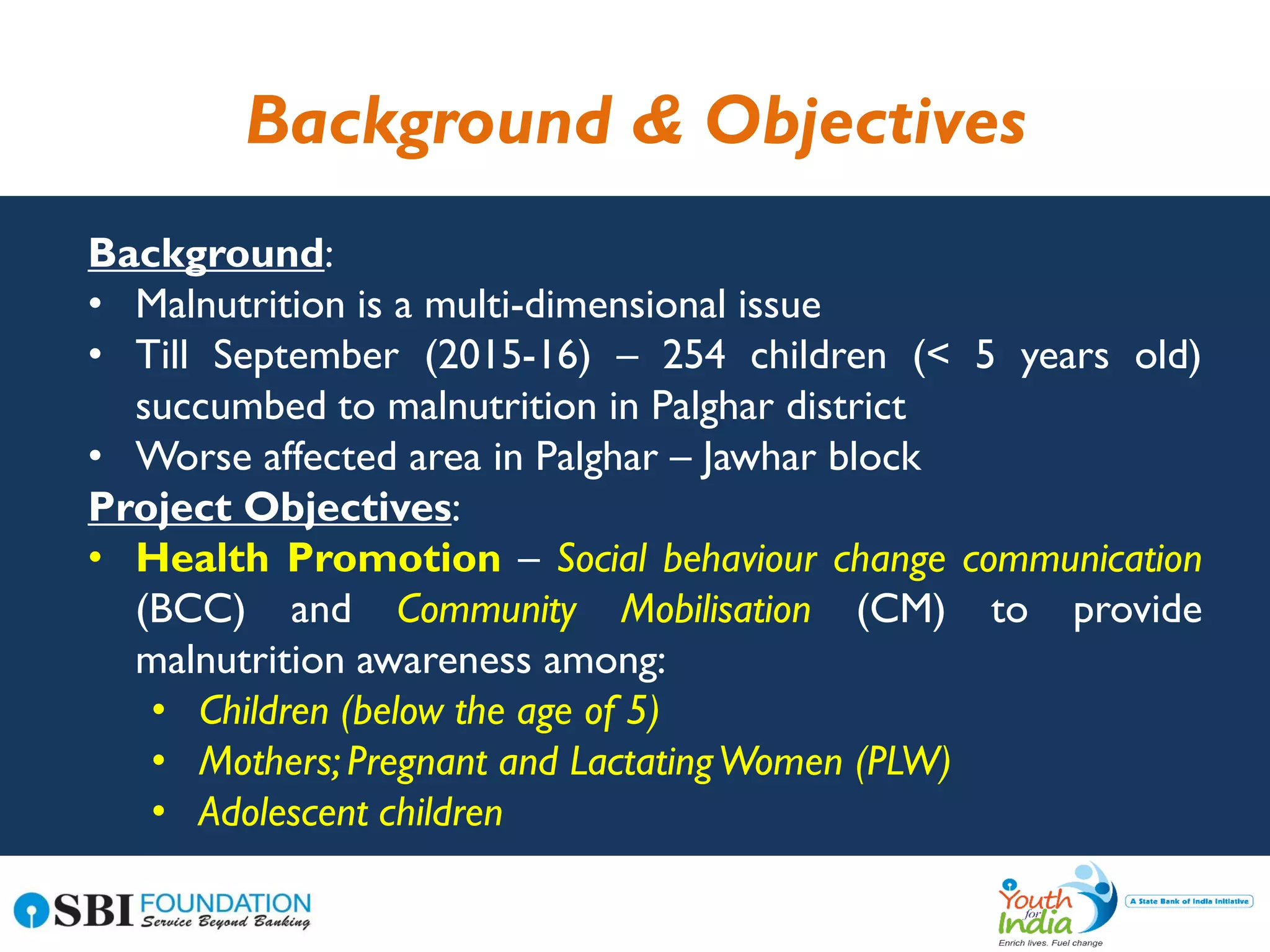 Public Health Promotion - Maternal and Child Malnutrition | PPT