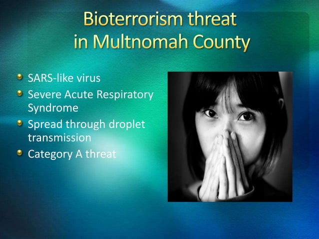 Public health response to bioterrorism | PPT