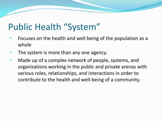 Public health system 2 2-2010 | PPT