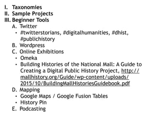 Public History / Digital History | PPT