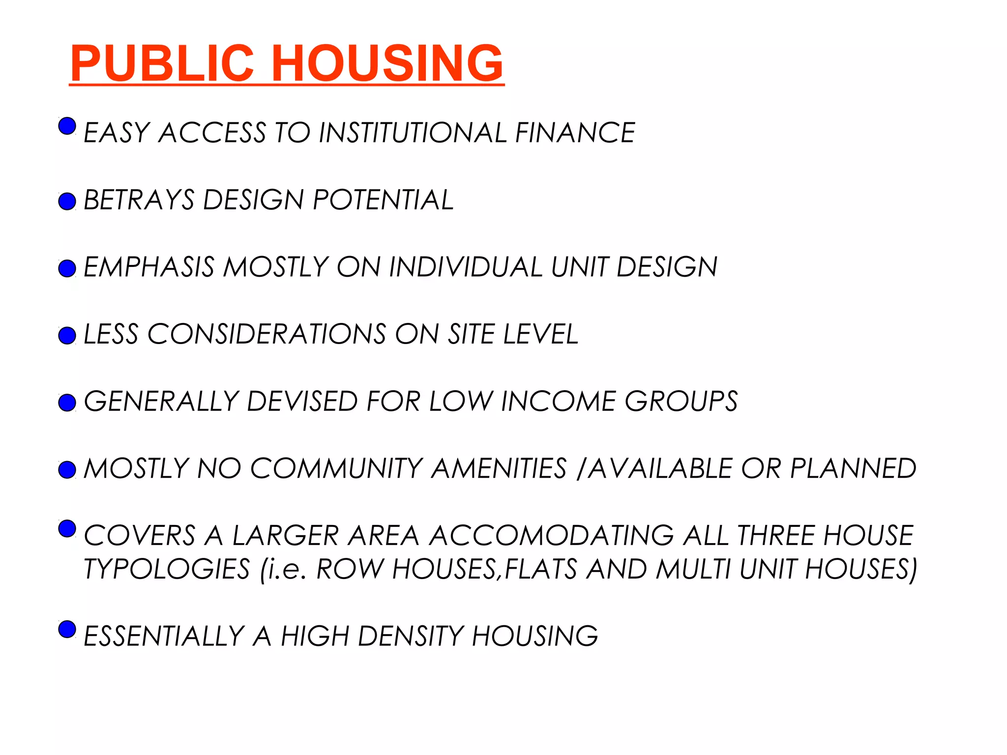 Public housing | PPT