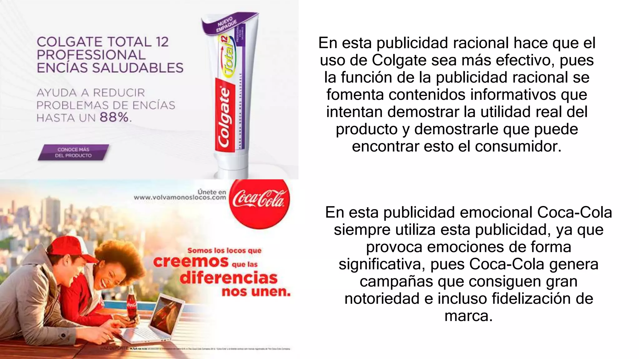 Publicidad emocional y racional | PPTX