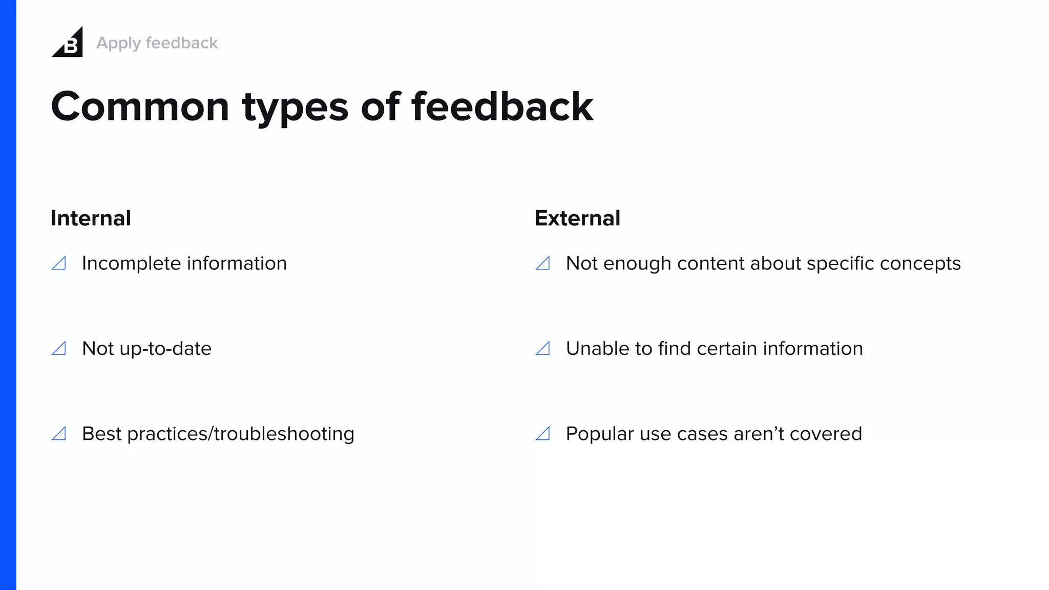 Improving developer documentation | PPT
