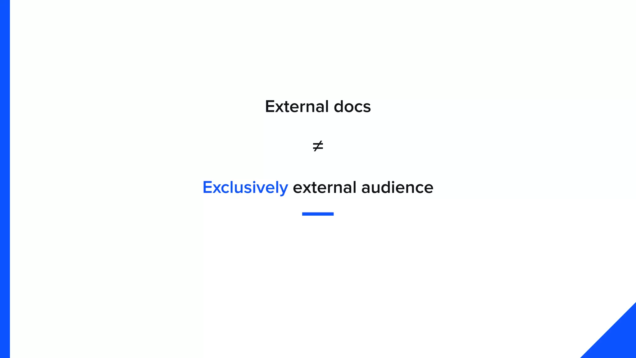 Improving developer documentation | PPT