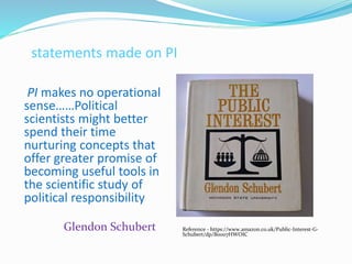 Public interest | PPTX