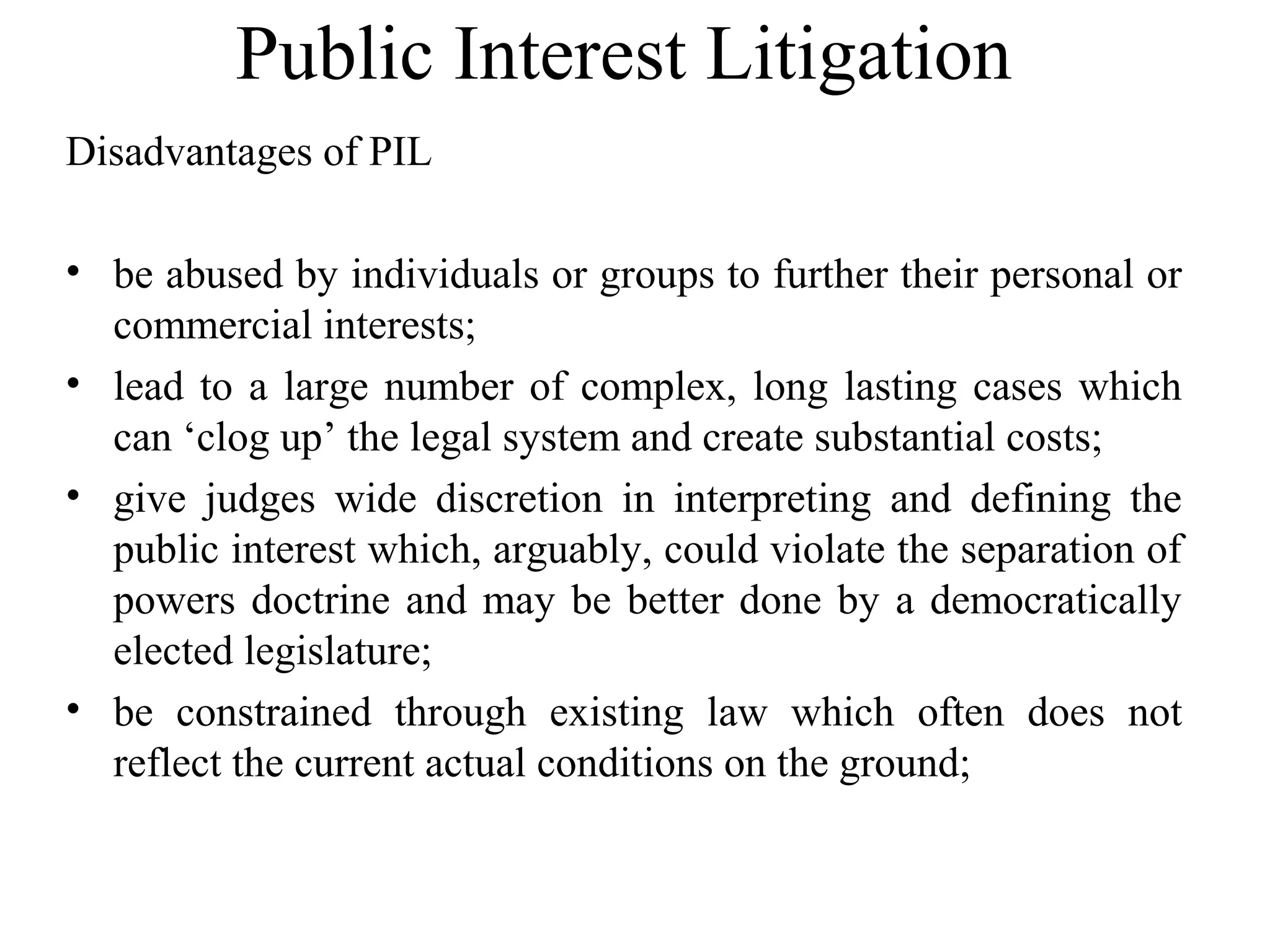 Public interest litigation | PPT