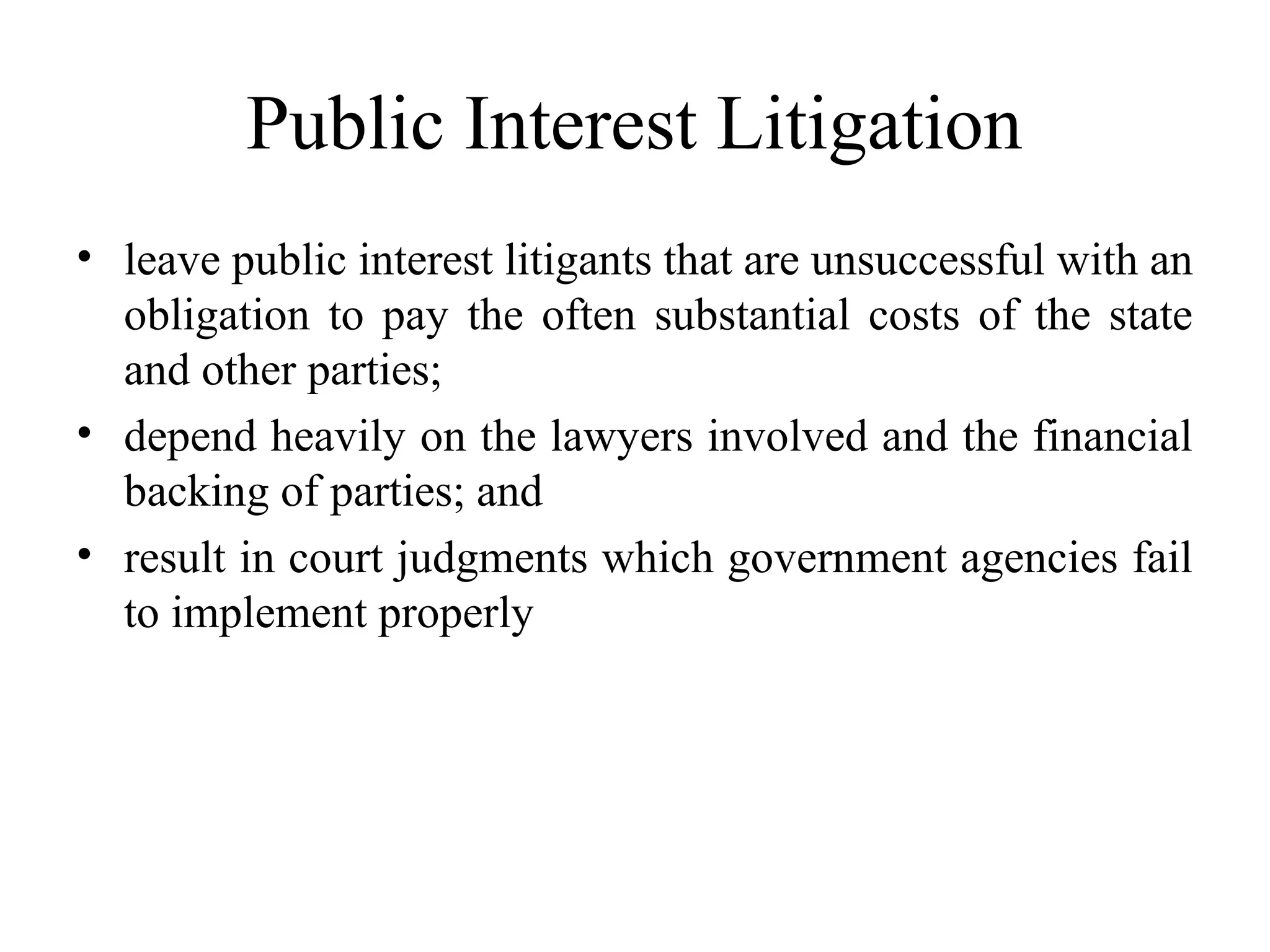 Public interest litigation | PPT